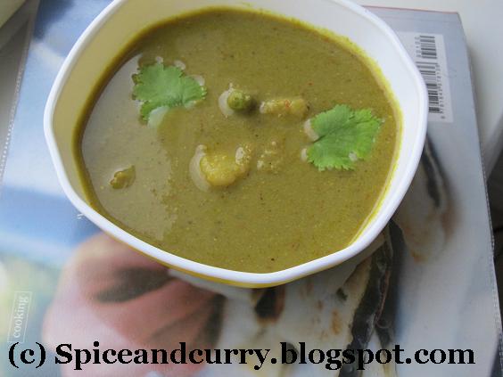 Spice and Curry: Nimona (Pea paste Curry )and Jeera Fried Rice