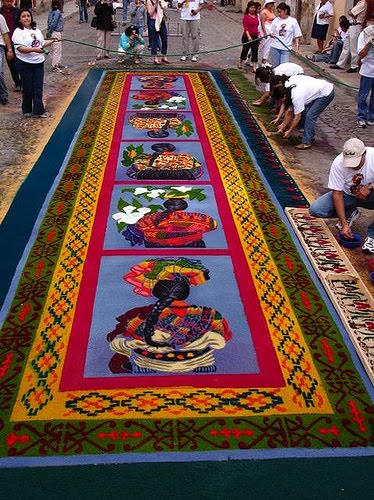 DEFIENDE TU FE HERMANO: LAS ALFOMBRAS PARA LA SEMANA SANTA