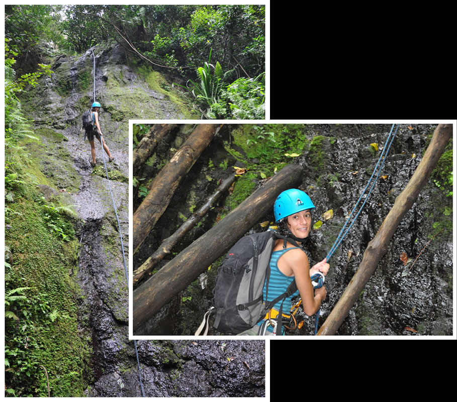 MAYOTTE ESCALADE: Cascade de M'TSAPERE lundi 24 mai 2010