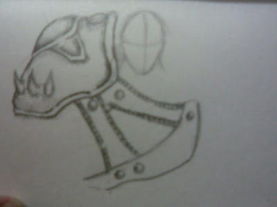 Art of Juan Gutierrez: shoulder armor