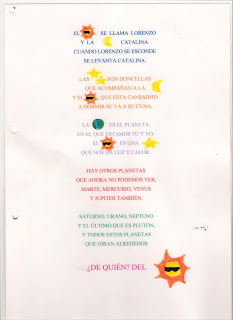 EL BLOG ENCANTADO: Más actividades sobre el Sistema Solar