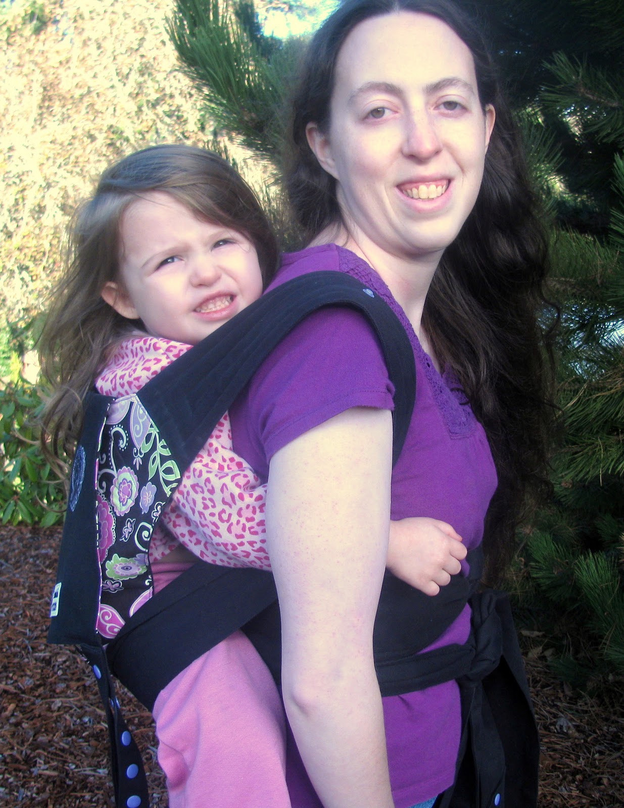 Eccentric Eclectic Woman: HunBaba Mei Tai Baby Carrier Review and Giveaway