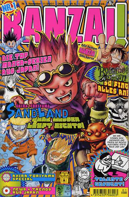 manga-album: Banzai Cover designs