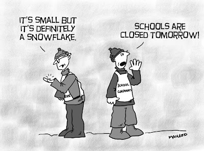MacLeod Cartoons: Evansville Schools Closed by Dusting of Snow. Again.