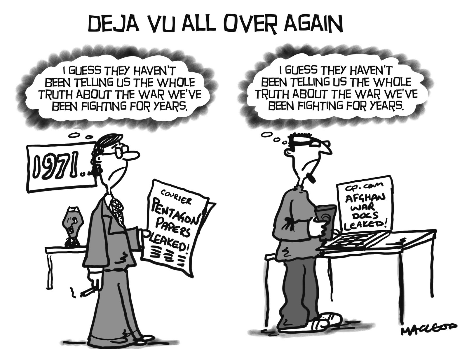 MacLeod Cartoons: Wikileaks Afghan War Documents