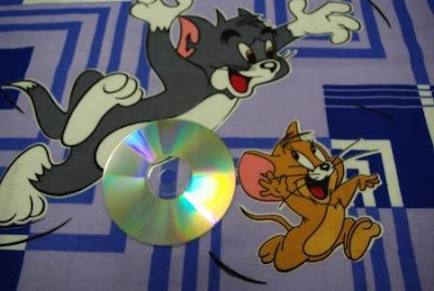 LittleWonderlandFriends: Tom & Jerry Run Jerry! Run Fast! Blue Fabric