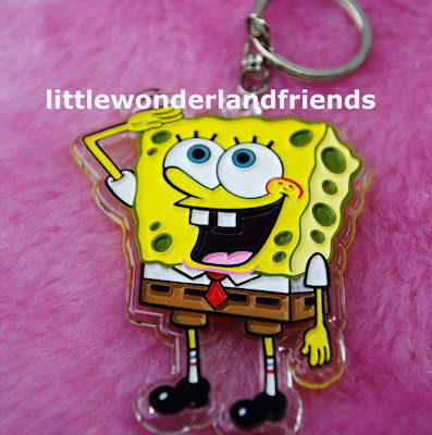 LittleWonderlandFriends: Spongebob Squarepants Key Chain Ring Keychain