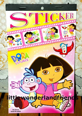 LittleWonderlandFriends: 372pc Dora The Explorer Boots Stickers Sticker ...