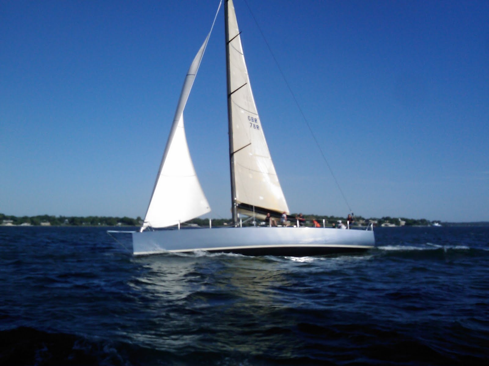 Kings Point Waterfront: Starlight on Her Shakedown Sail