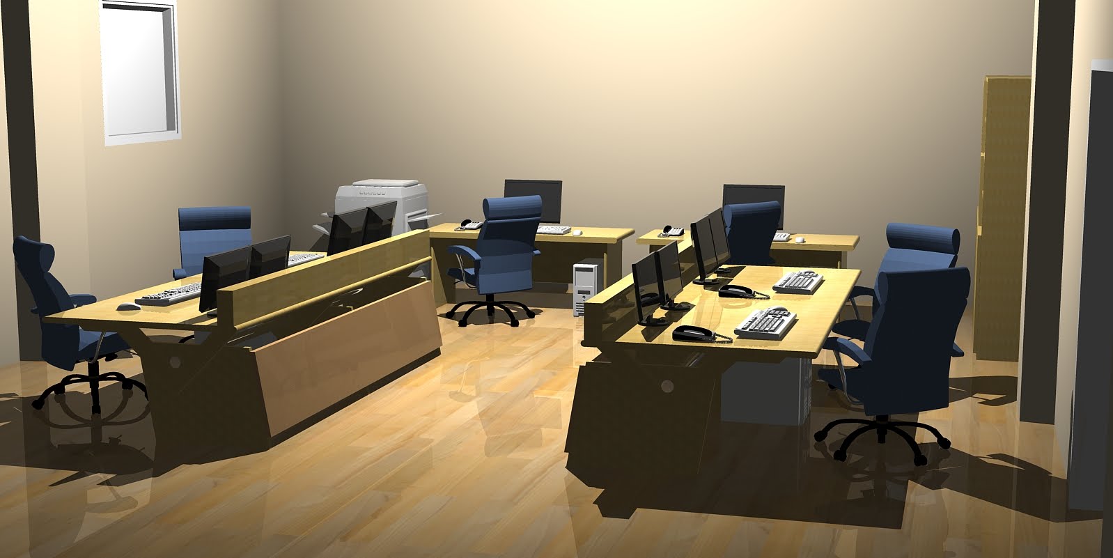 Creative Ideas: Ofis Odası Renderleri 1 / Office Renders 1