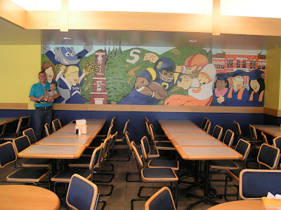 Scootah Steve Custom Murals: Snow College Cafeteria Mural