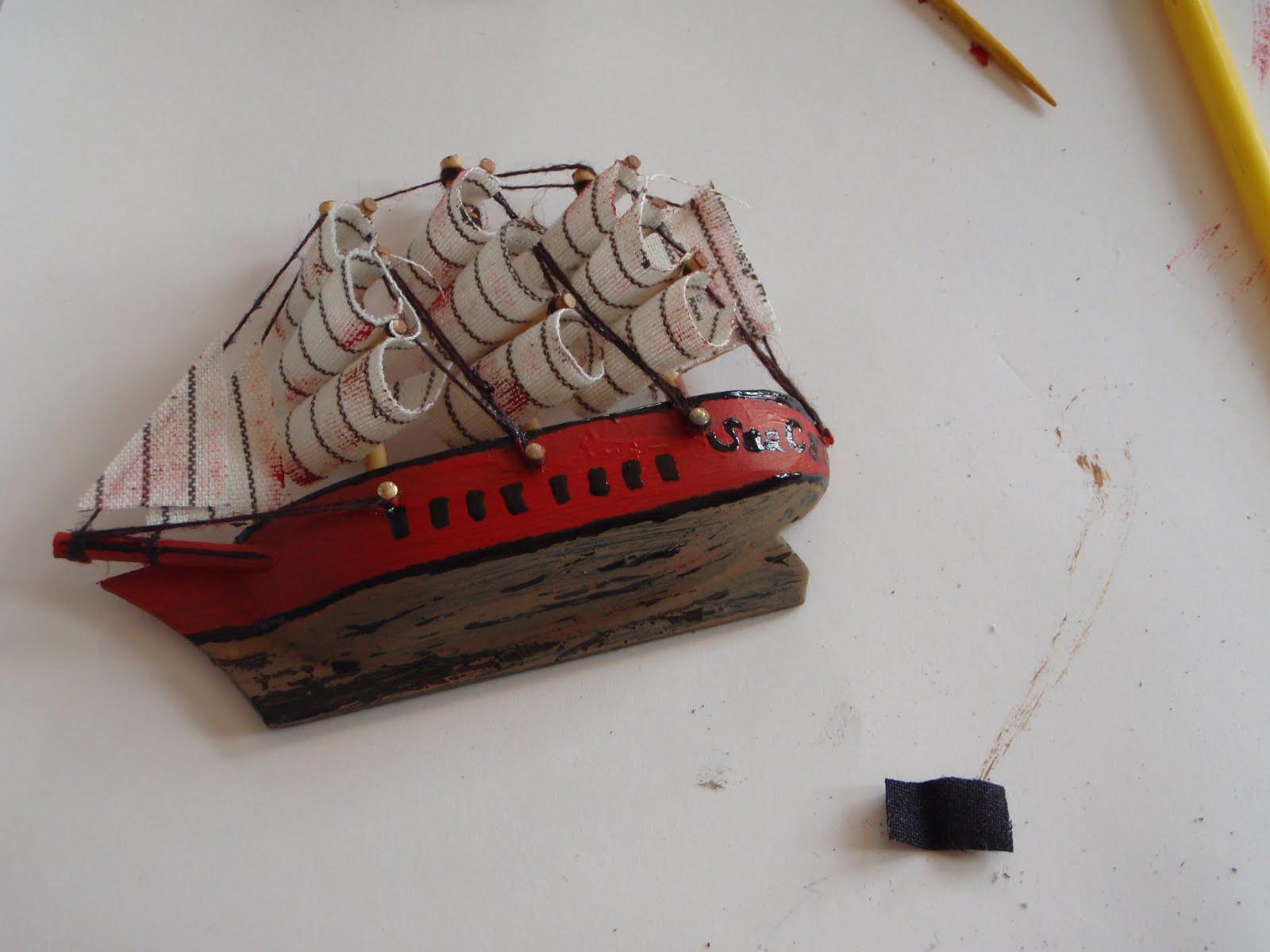 Stress The Seams: How to make a pirate ship (An Upcycling Tutorial)
