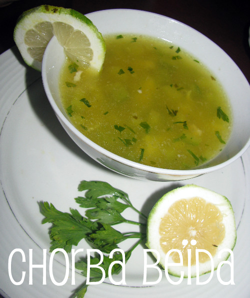 Simplicity's table by the sea - en français: Chorba Beïda (Soupe ...