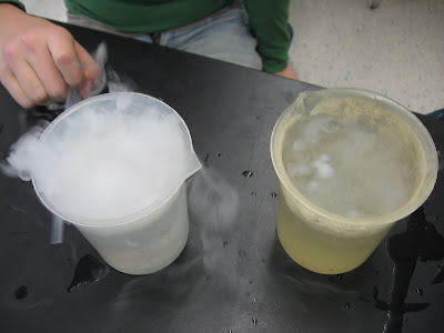 Mr. Williams 6th Grade Science Blog: Dry ice!