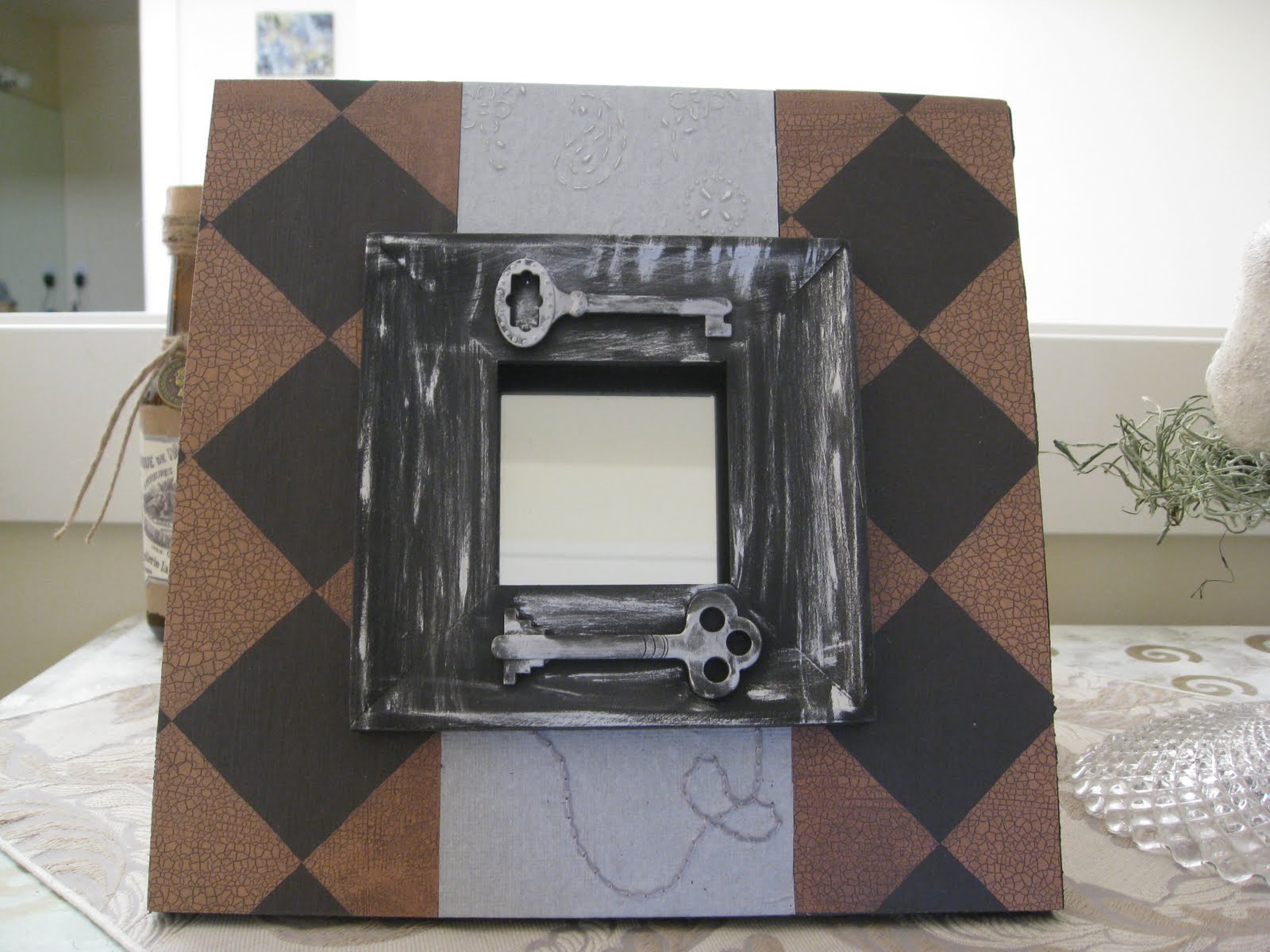 The Answer Is Chocolate: "Dollar-kea" Mirror II...Now With Mod Podge