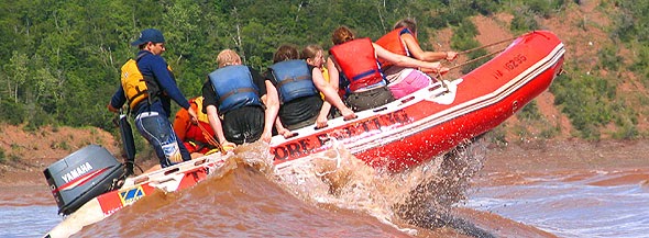 Bay of Fundy Blog: Rafting the tidal bore