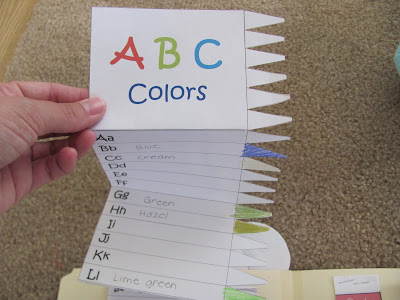 My Two Happy Homeschoolers: Color Lapbook--Finally Finished