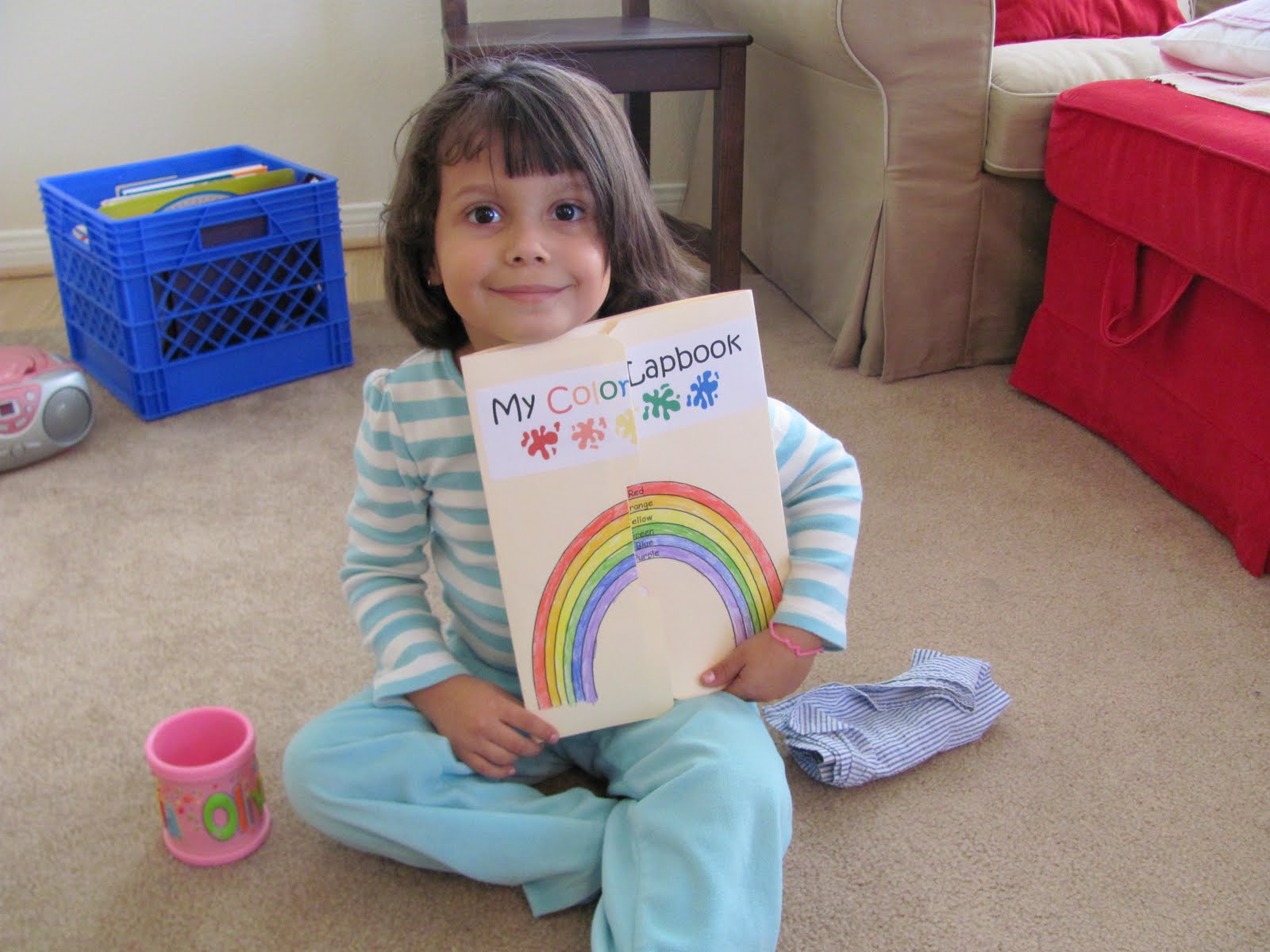 My Two Happy Homeschoolers: Color Lapbook--Finally Finished