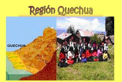 Las Ocho Regiones Naturales del Perú: REGION QUECHUA