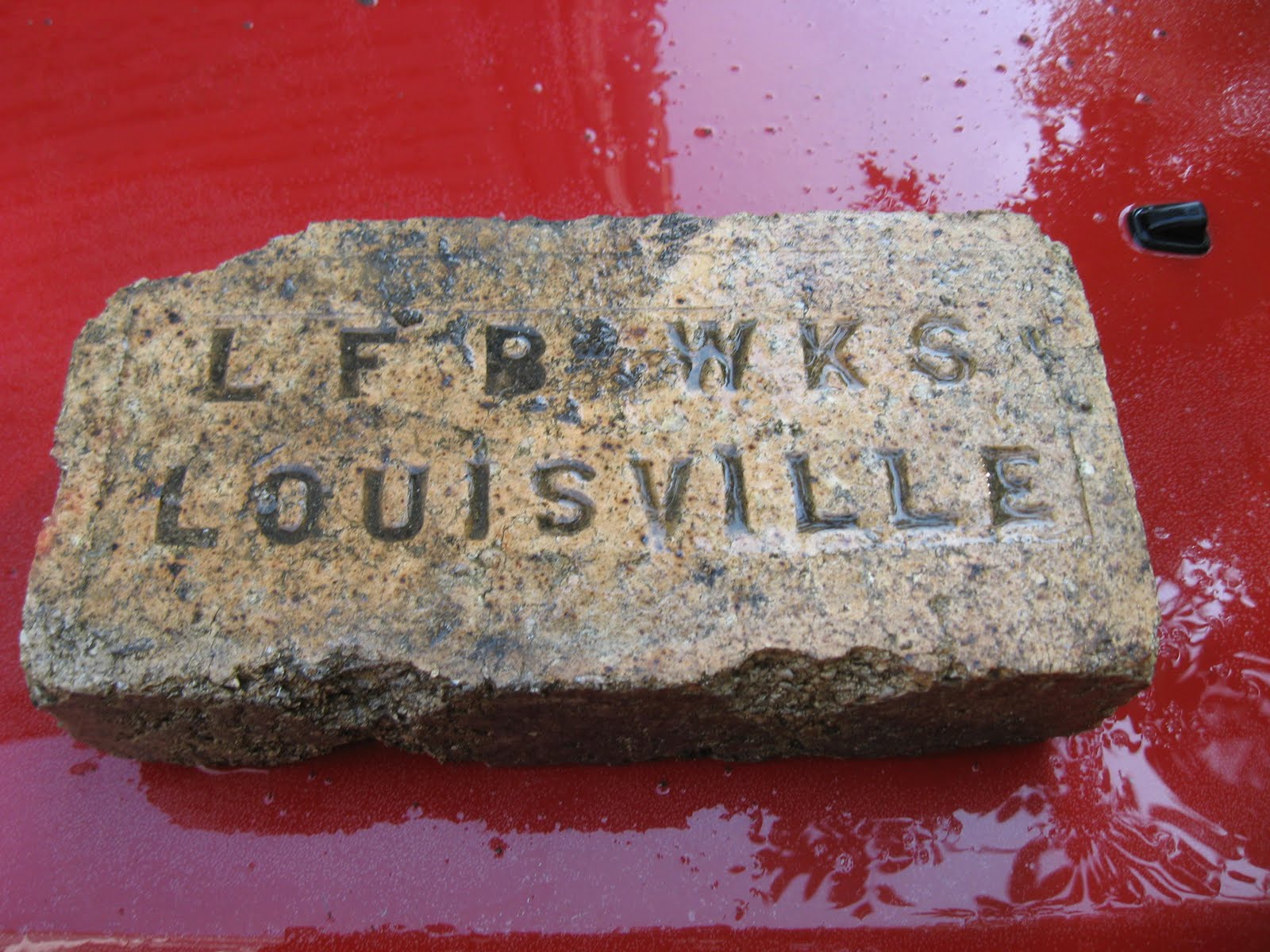 Kentucky Brick Man: L.F.B. WKS LOUISVILLE