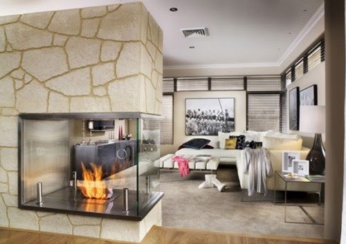 Pictures Gallery: Stunning Hi-Tech Fireplaces