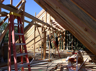 Via Largo Remodel: Reframe roof and add on