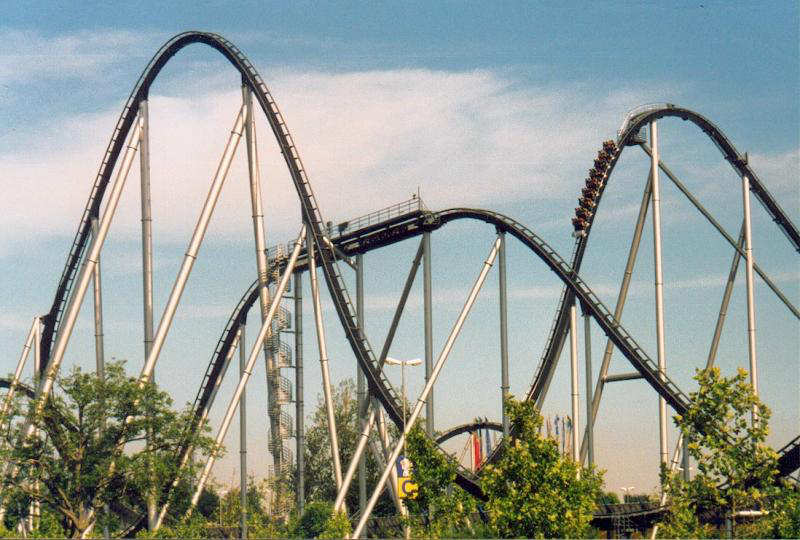 village of fun: Silver Star Roller Coaster, Europa Park - Germany