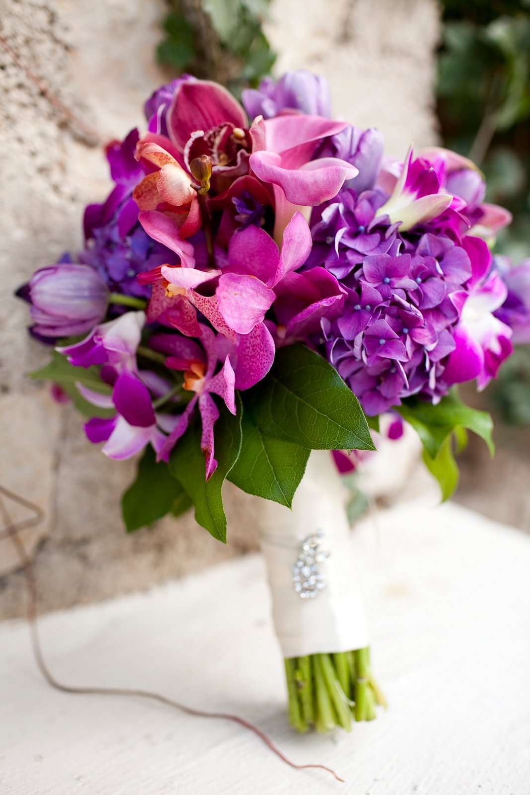 Bouquets of Austin: Green plus purple= popular