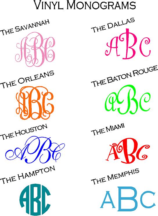 Monogrammed Merchandise