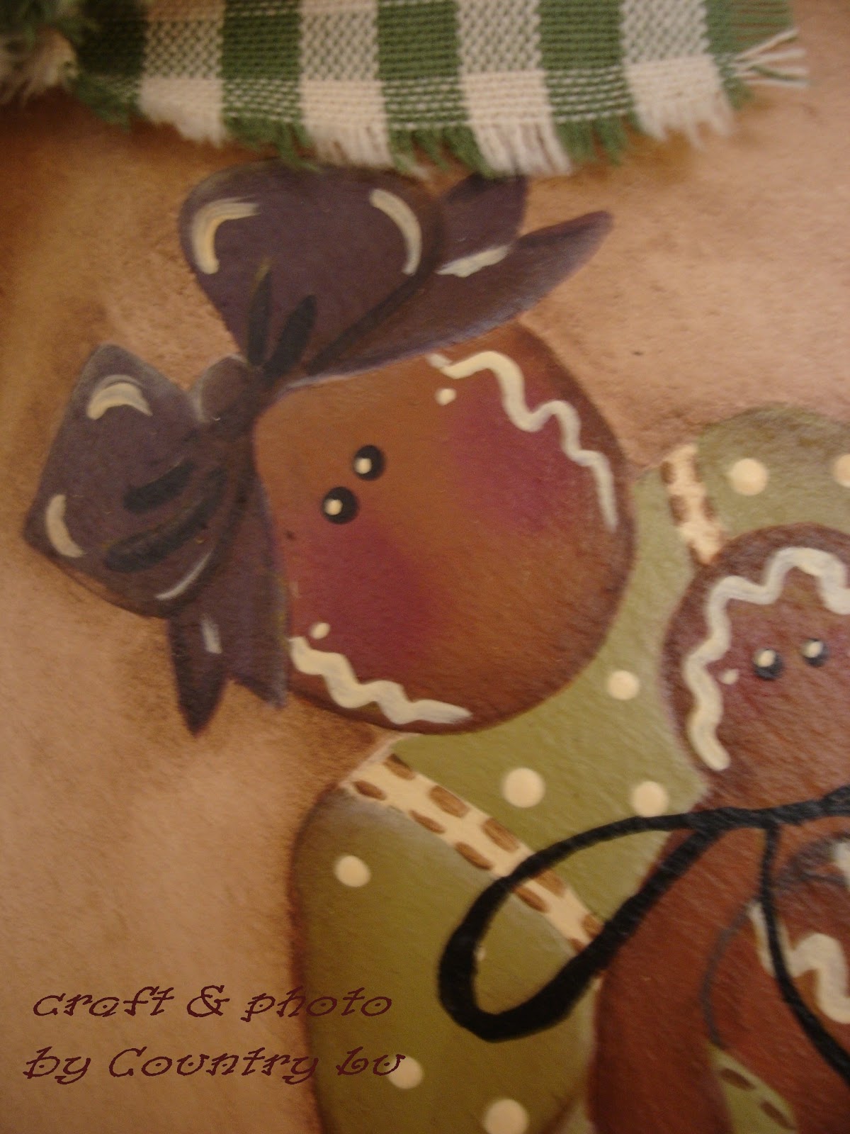 ♥ Countrylu ♥: Country Painting.......Gingerbread Kisses ♥ Deb Richey