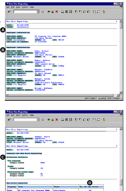 SAP ABAP human resource New Hire Programming Report - SAP ABAP