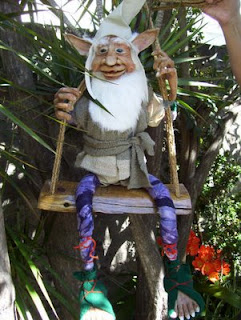 Arte Celta: Duende Tierno del Bosque PORCELANA FRIA