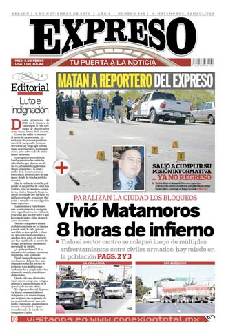 El Silencio en Matamoros: Tony Tormenta amordaza, aun muerto ~ Daño ...