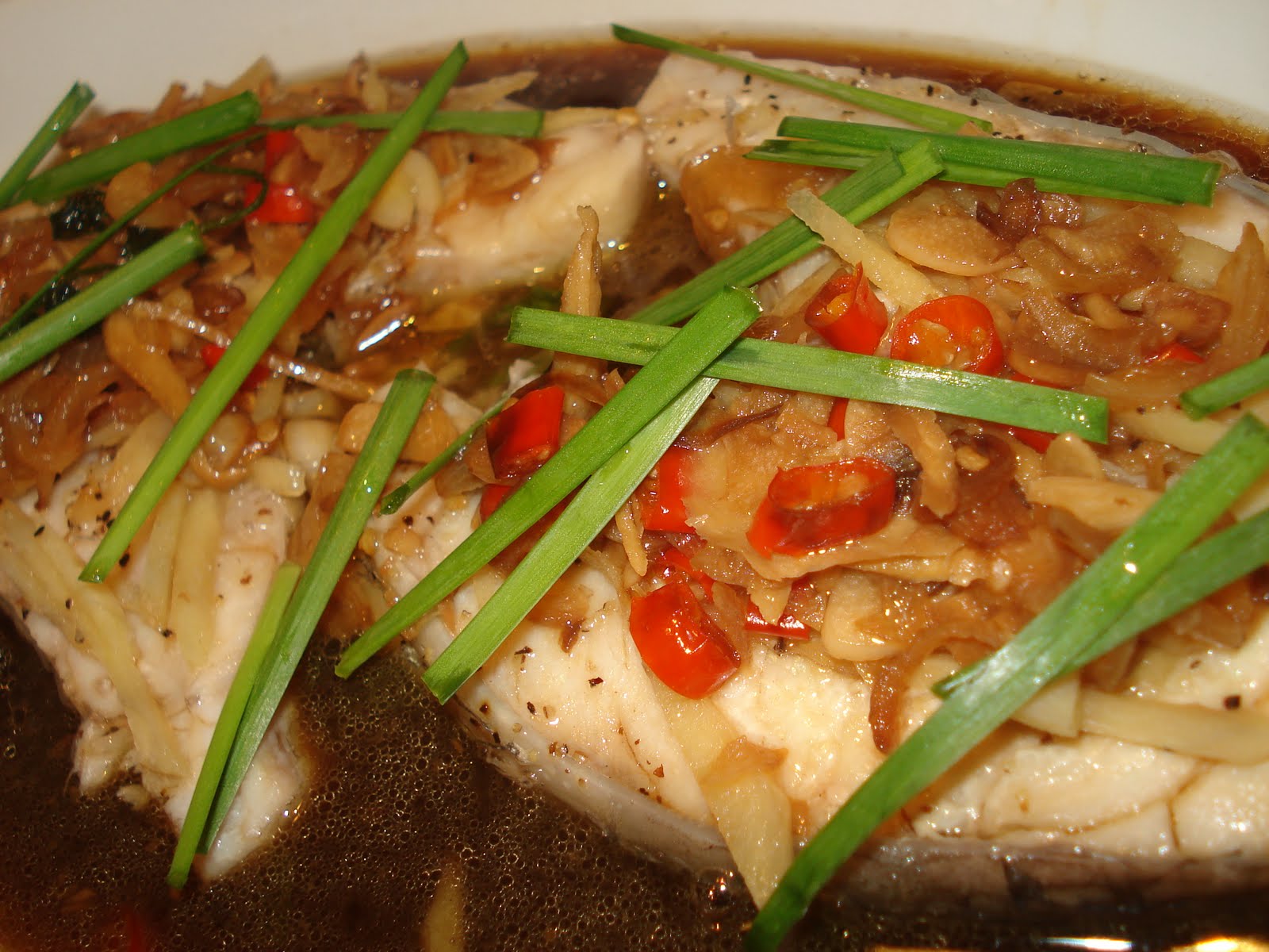bon appetite: Day 79 ... Steamed Ma-Yau Fish