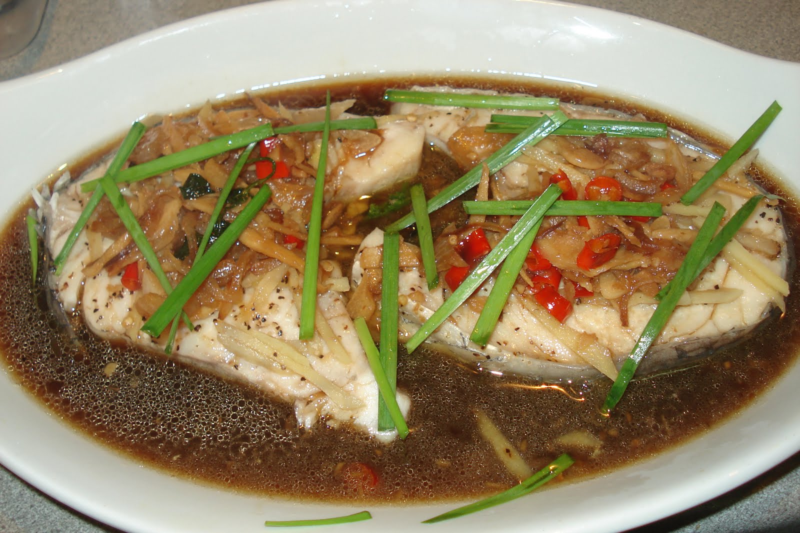 bon appetite: Day 79 ... Steamed Ma-Yau Fish