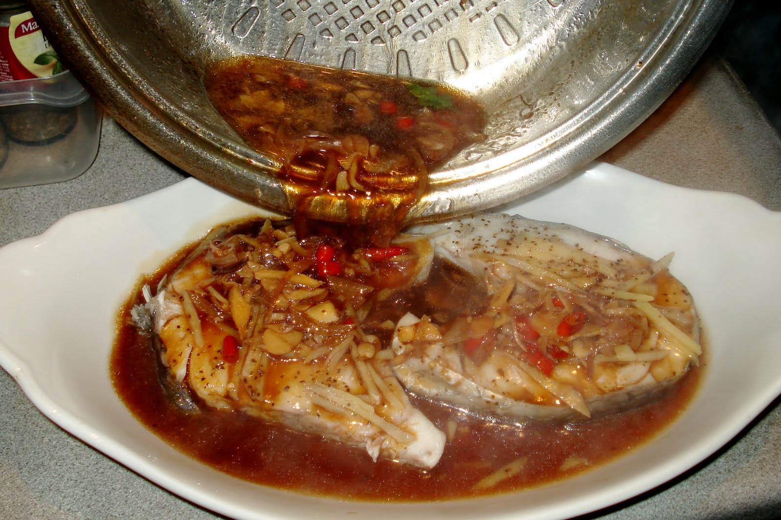 bon appetite: Day 79 ... Steamed Ma-Yau Fish