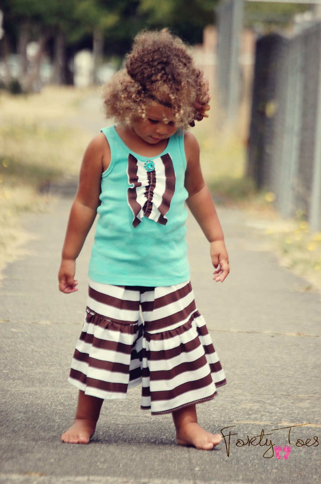 Forty Toes: Forty Toes and Ruffle Pants