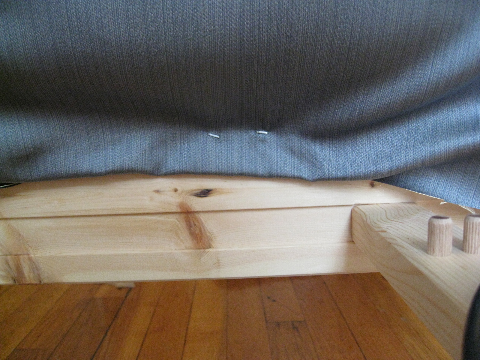 Stretching For Style: DIY Upholstered Bedframe