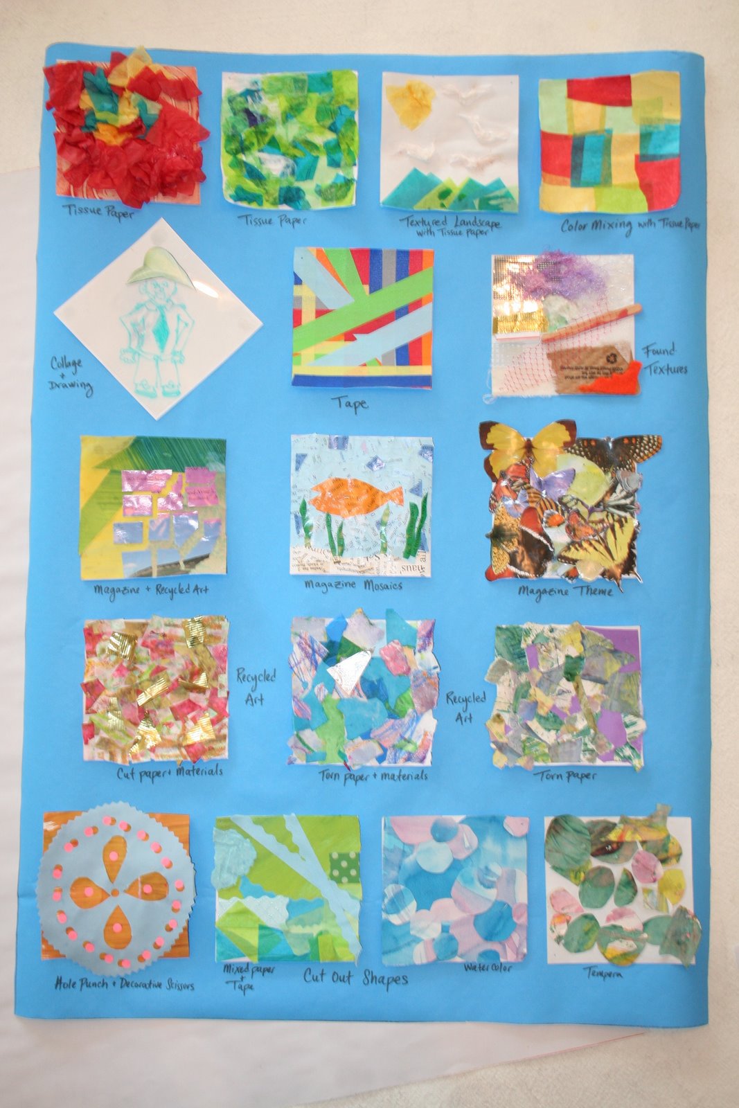 Art at the Center - A Studio Lab: Collage Idea Board and Long Overdue ...