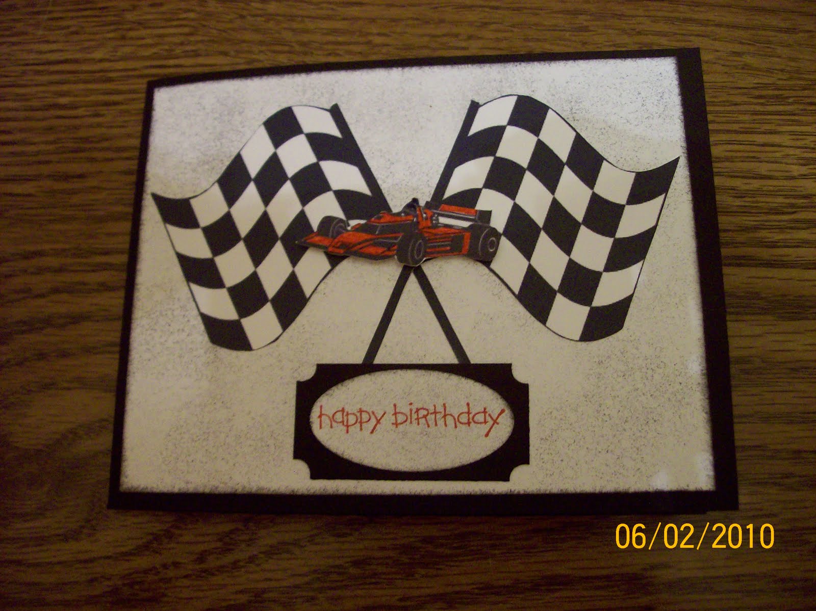 Indiana Inker: Indy 500 Birthday Card