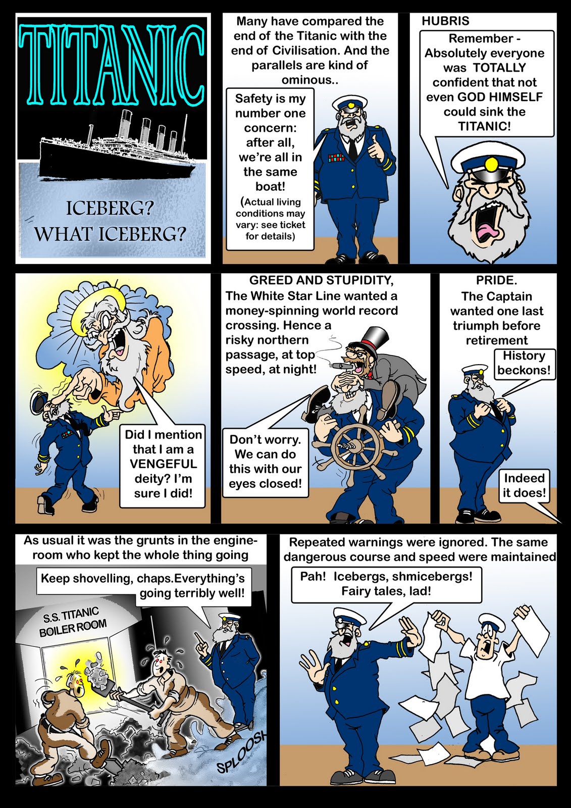 MARC ROBERTS CARTOONS: Titanic