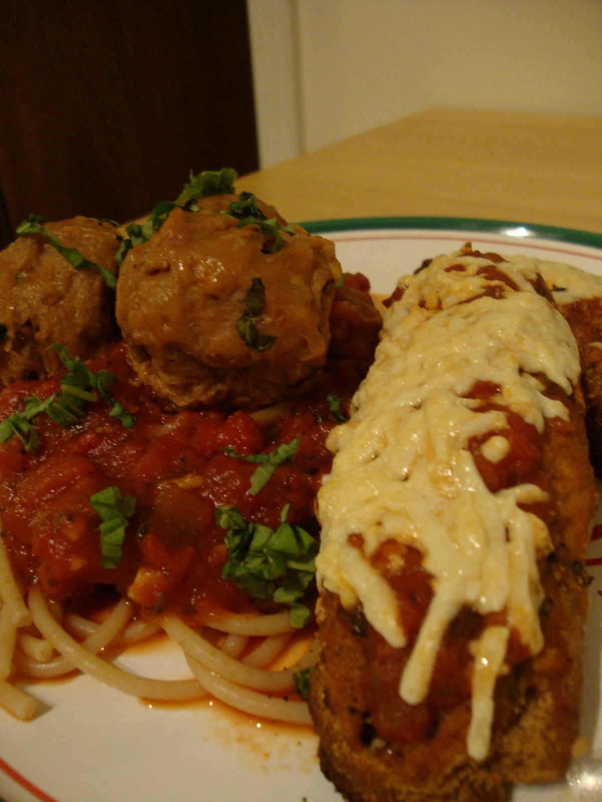 a vegan riot: Vegan MoFo # 12 Breaded Seitan Parmesan & Seitan Meatballs