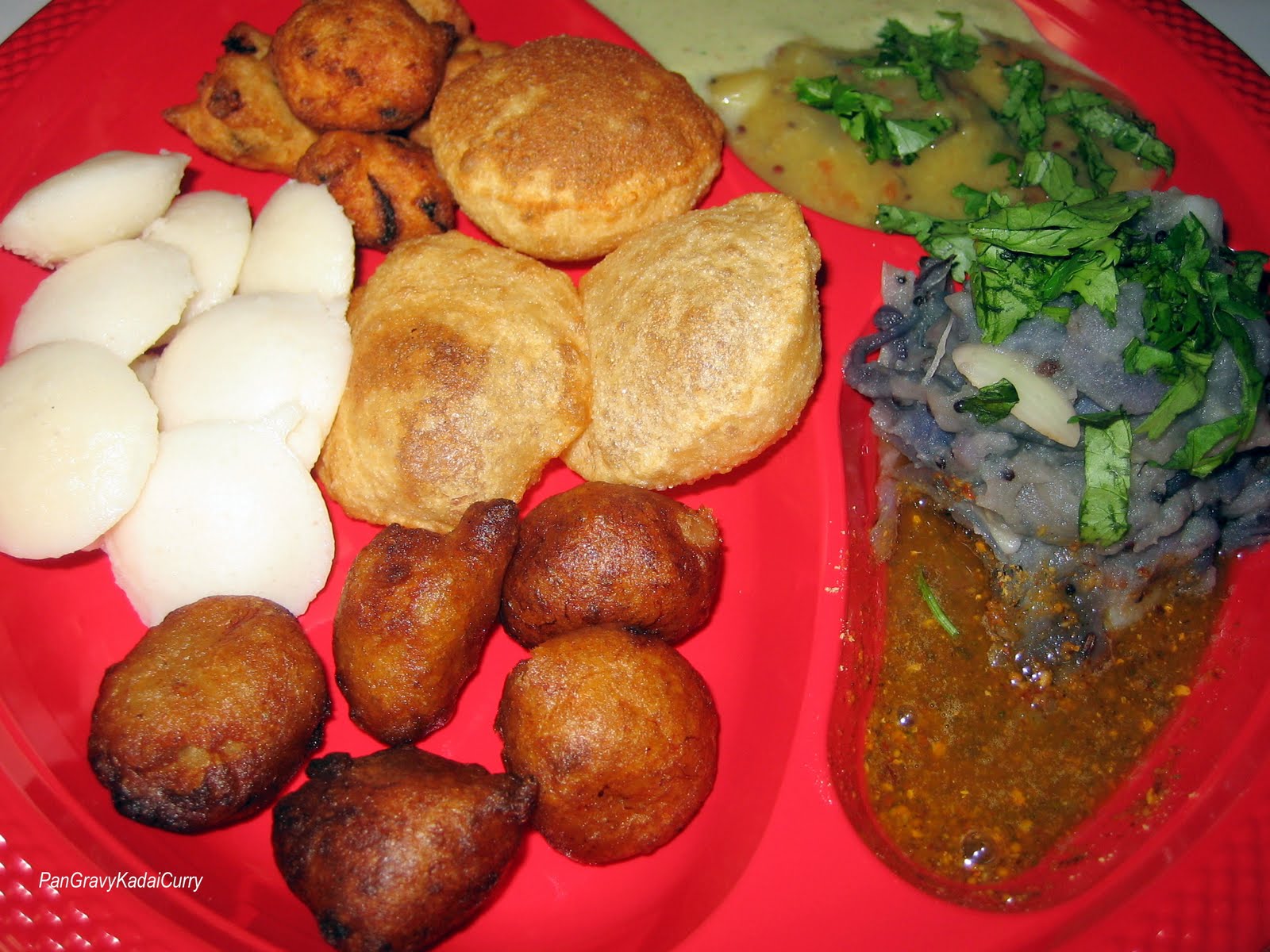 Pan Gravy Kadai Curry: South Indian Mini Meals(Version 1)