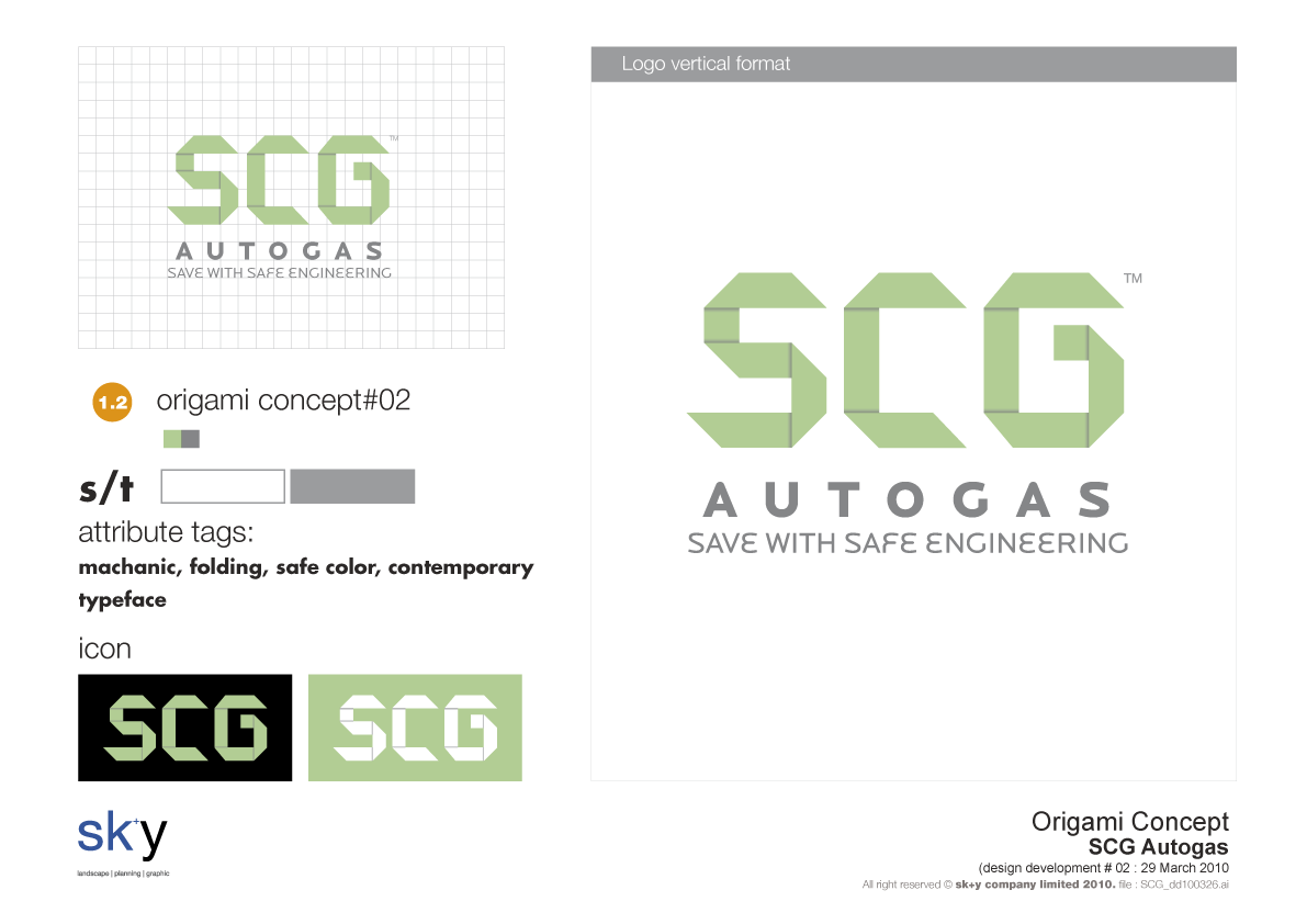 ace*design / koradon: scg group logo 2nd draft