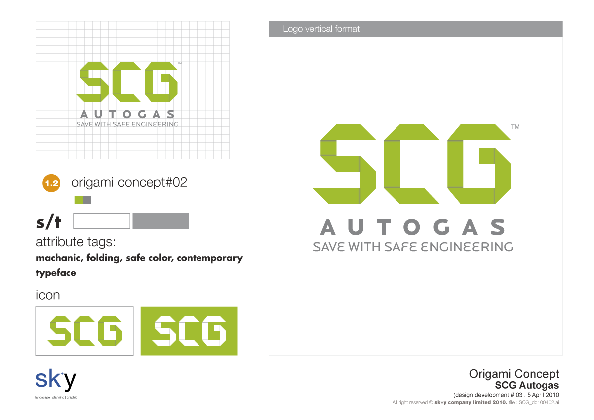 ace*design / koradon: scg group logo 3rd draft : Option 2