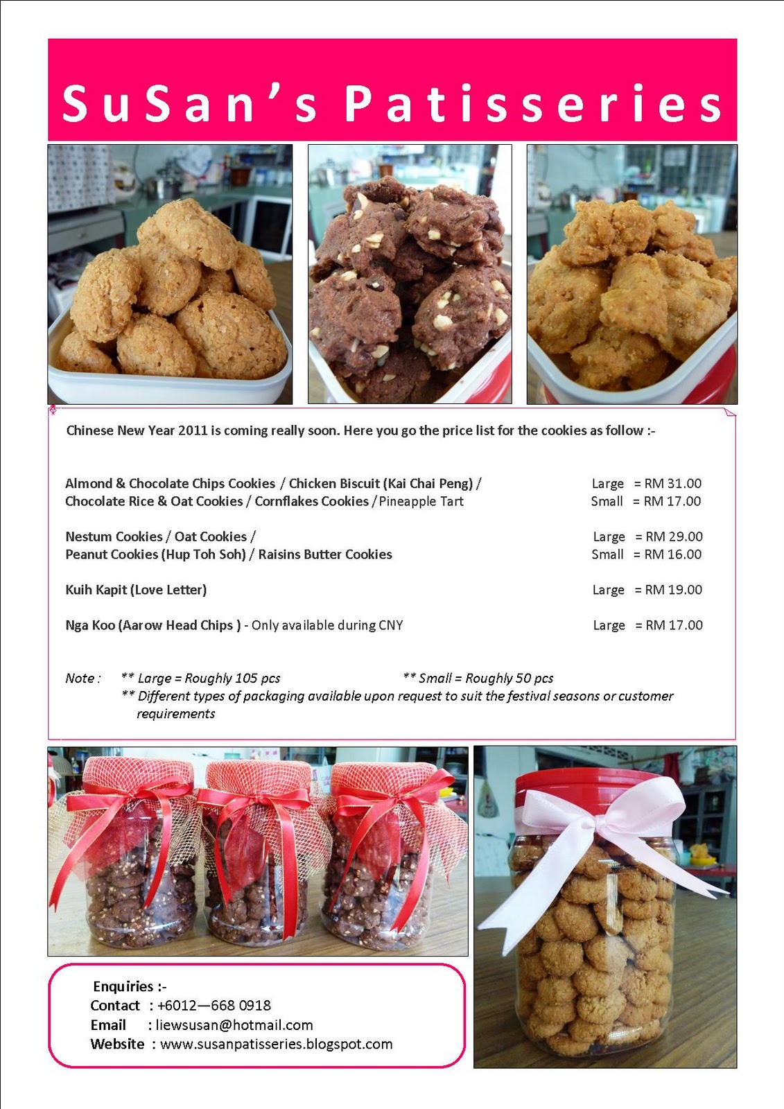 S u S a n 's P a t i s s e r i e s: S u S a n 's P a t i s s e r i e s ...