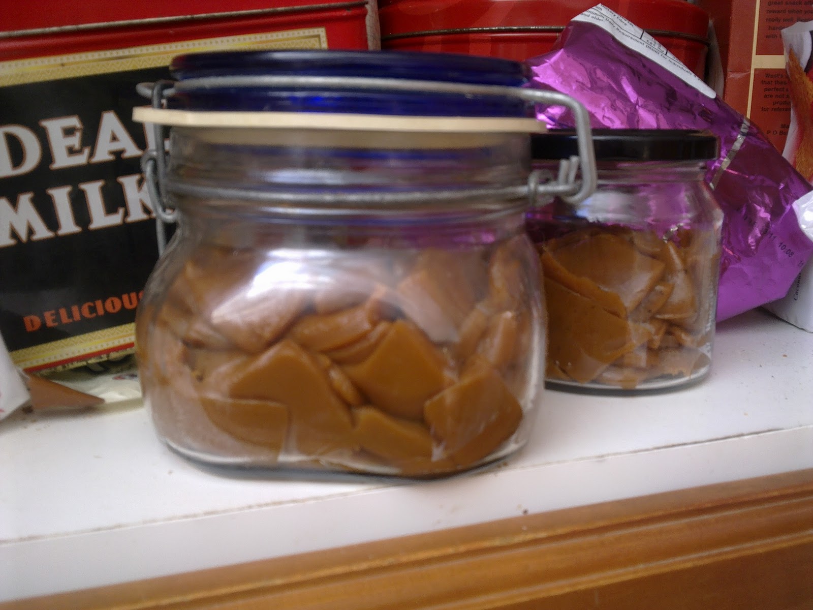 Baked Tam: Hard toffee gone soft