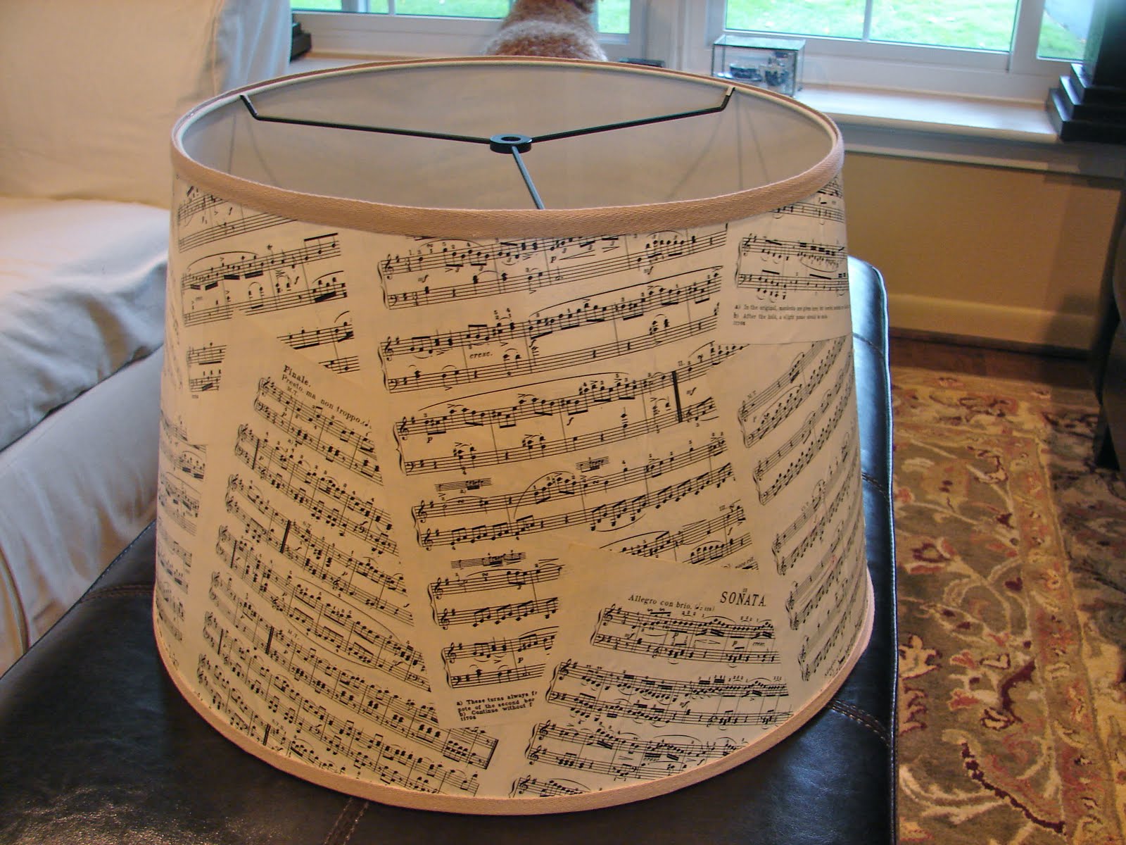 Tending The Nest: Lamp Shade Make-Over