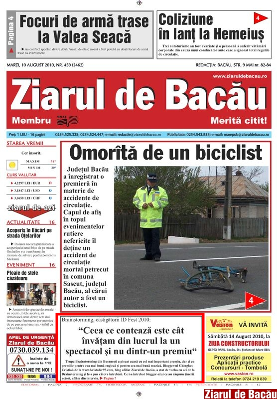 Interviu cu Brainstorming, castigatorii ID Fest 2010 - Ghinghes.ro