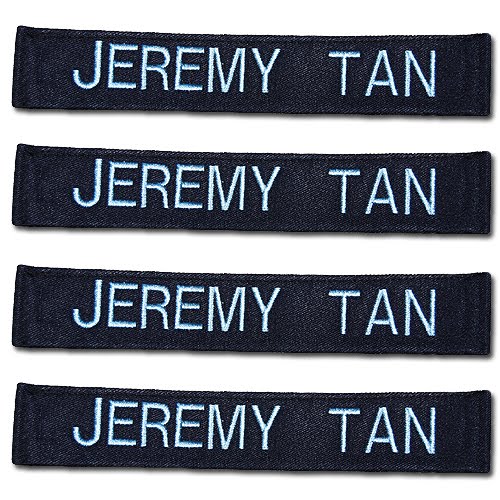 Name Tag Customization in Singapore: SAF Name Tag Embroidery